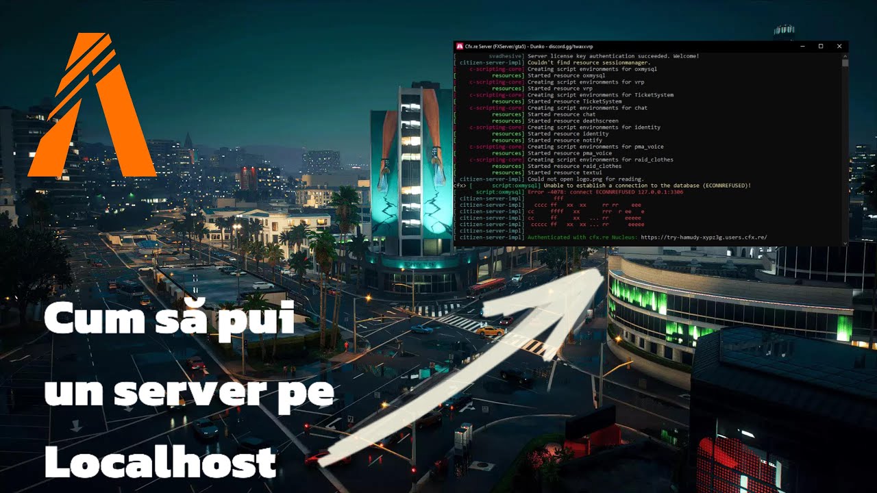 Cum sa pui un server de FiveM in Localhost - FiveM Tutorial - YouTube