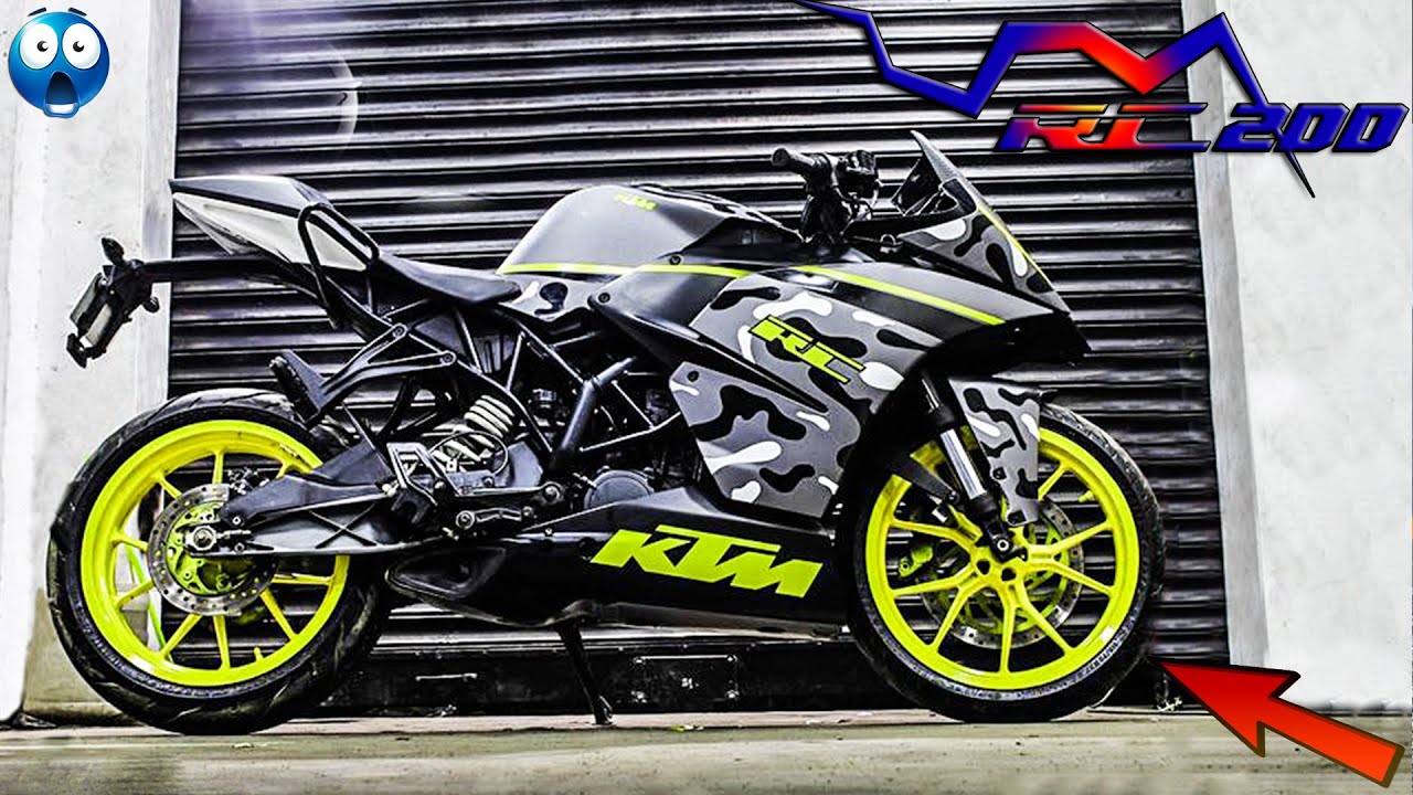 Top 5 KTM RC 200 Wraps KTM RC 200 Awesome Modifications With Contact ...