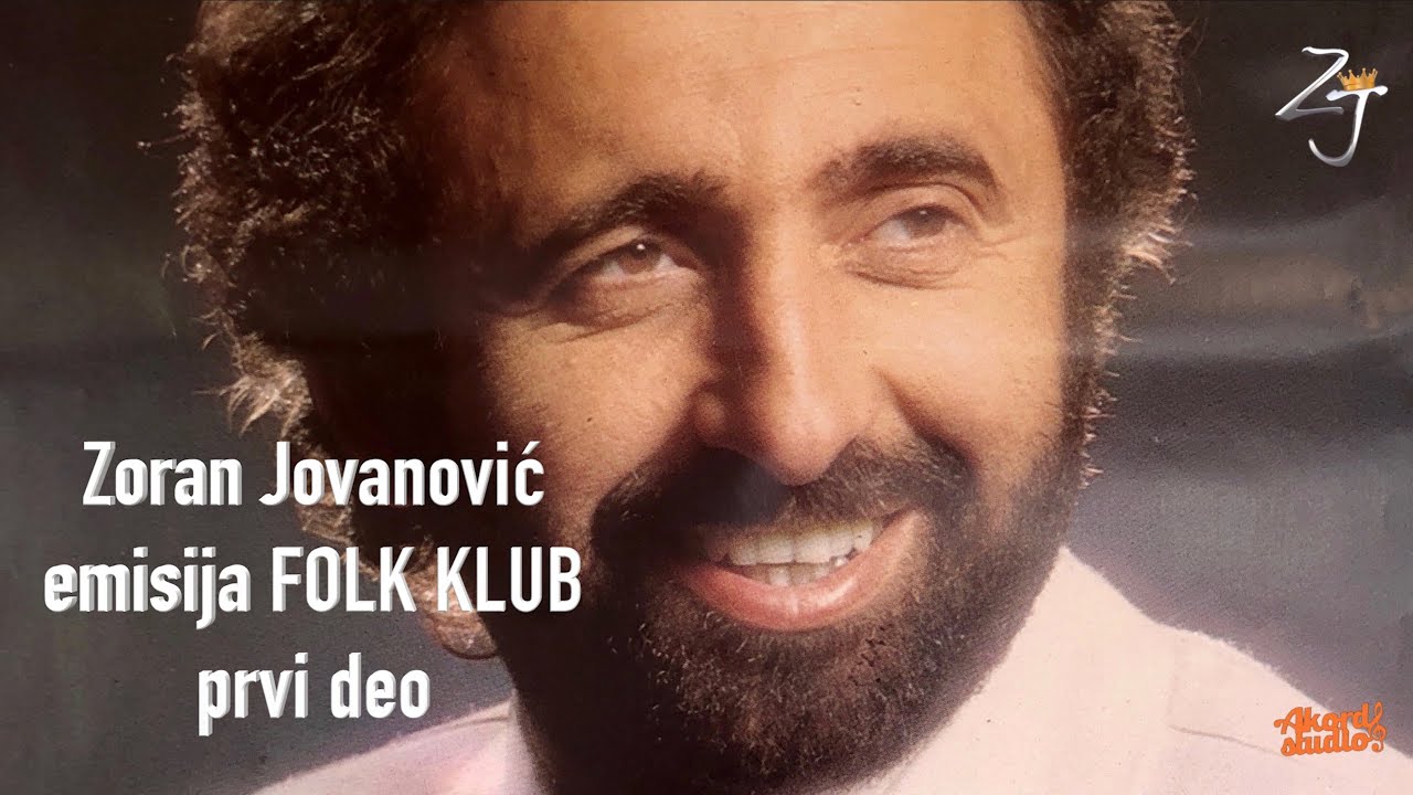 Zoran Jovanović u emisiji FOLK KLUB prvi deo - YouTube