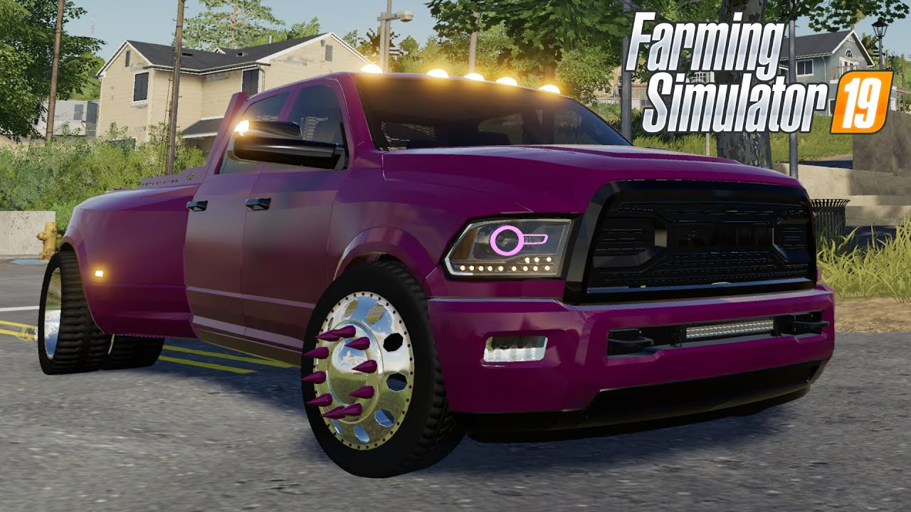 FS19 - Dodge RAM 3500 StreetReaper Tuned - Car mod for Farming ...