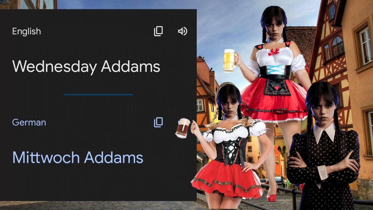 Wednesday Addams in Different Languages Meme | Part 3 - YouTube