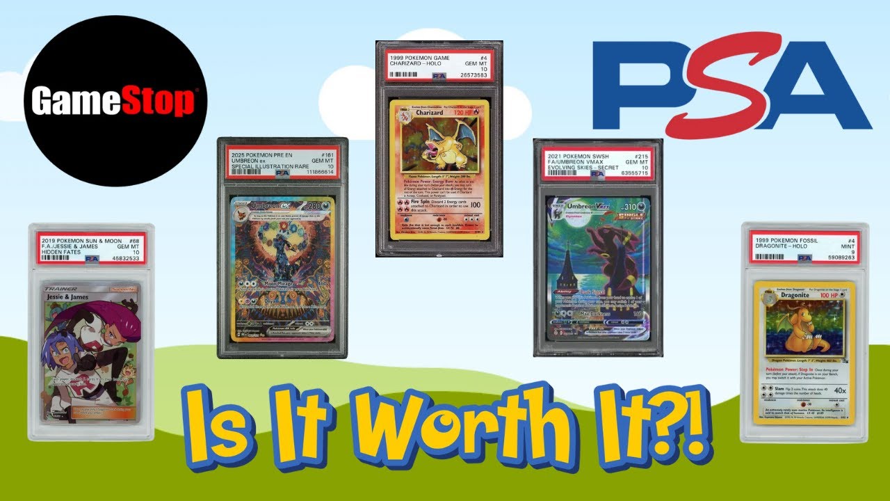 Is Grading Your Cards with GameStop and PSA Worth It?! - YouTube
