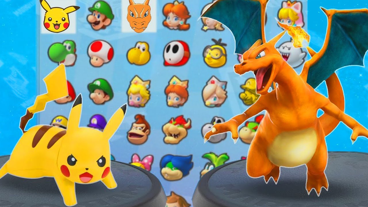 Mario Kart 8 Deluxe | Pikachu Vs Charizard in Mushroom Cup | Nintendo ...