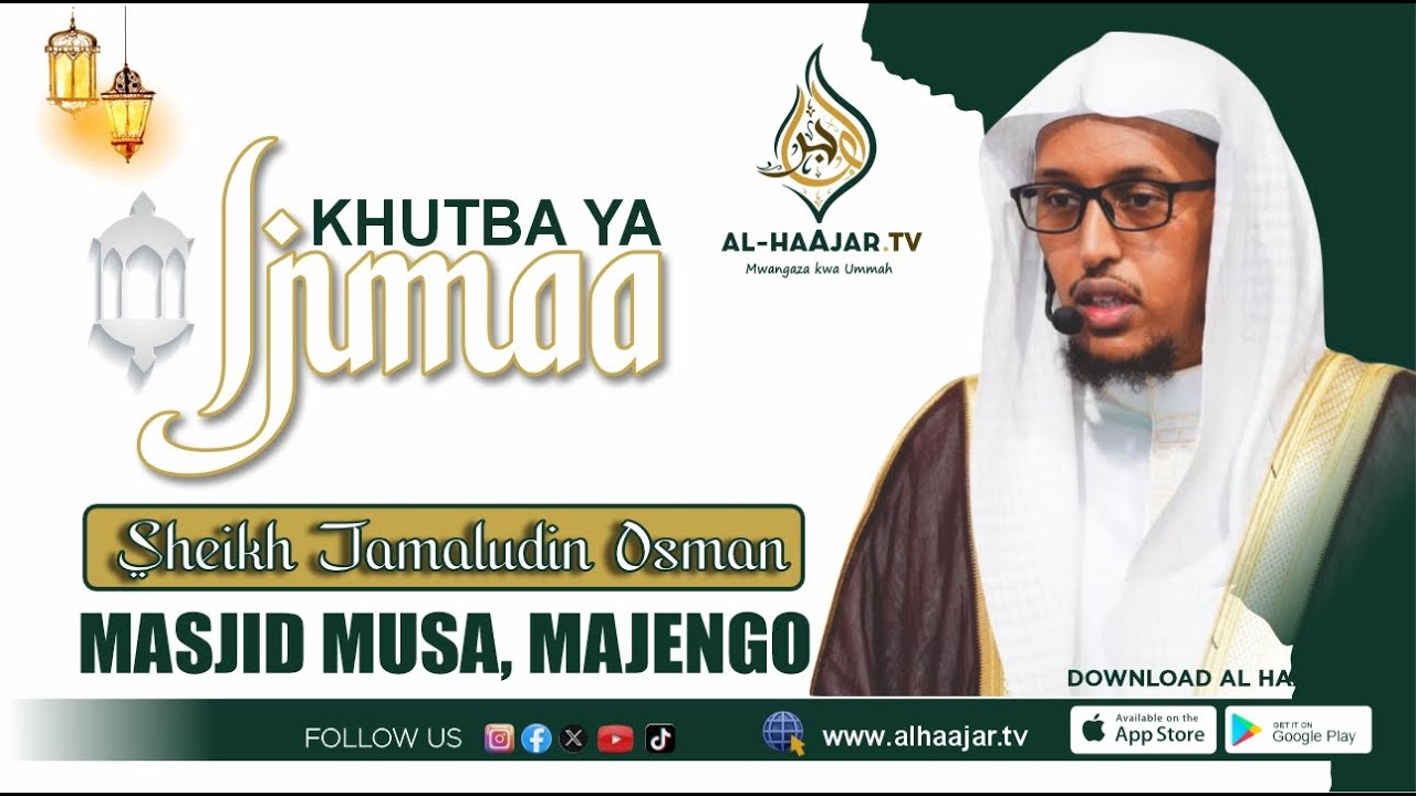 KHUTBAH YA IJUMAA || MASJID MUSA || SHEIKH JAMALUDIN OSMAN - YouTube