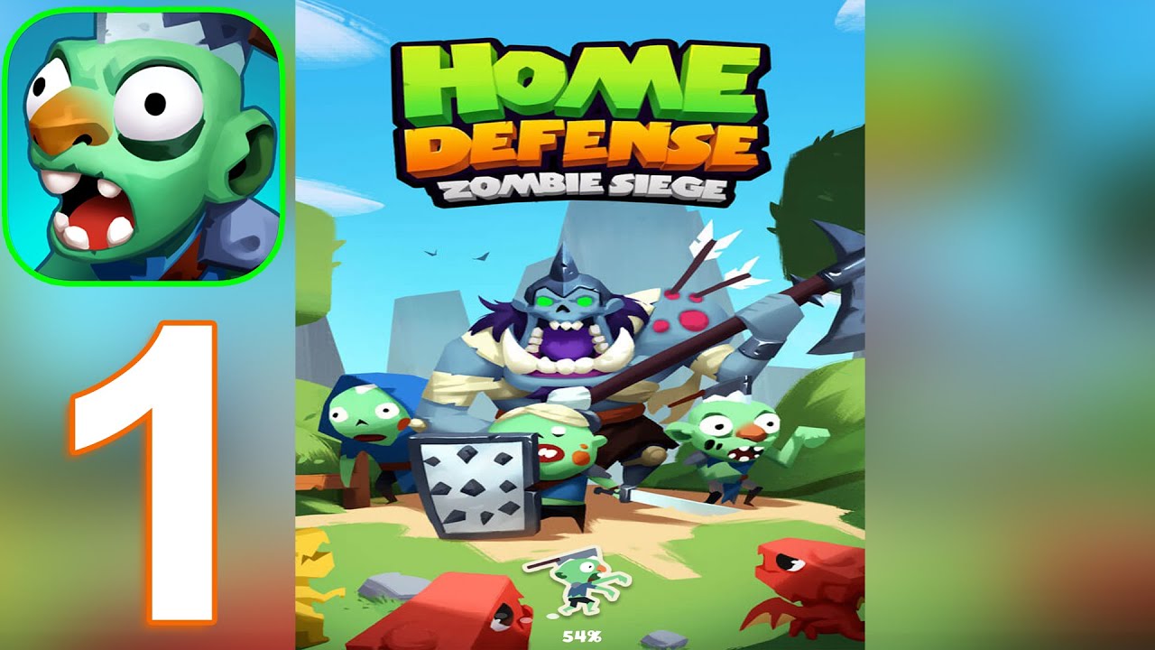 Home Defense - Zombie Siege Gameplay Walkthrough Part 1 Level 1-20 (IOS ...
