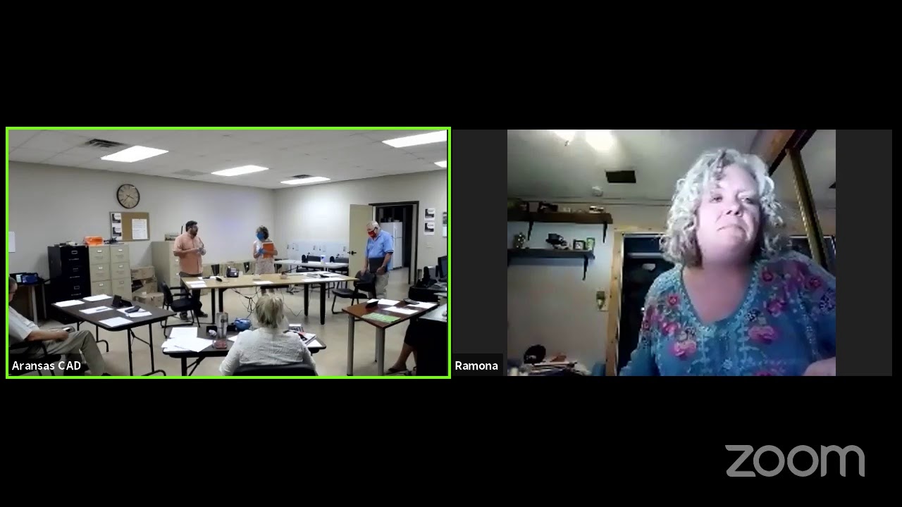 Aransas CAD ARB Hearings 7-13-20 2 - YouTube