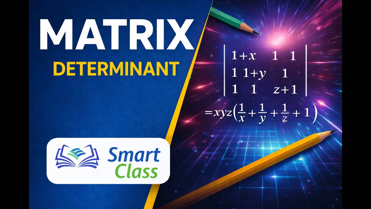 Matrix | Determinants || Properties of Determinants (2) By Krishna Sir ...
