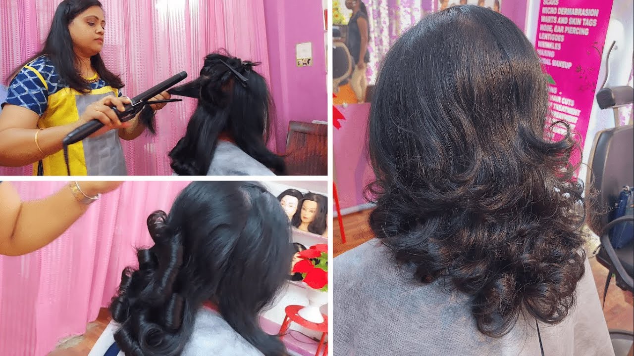 How To Out Curls Blow Dry Easy Way Tutorial Step By Step