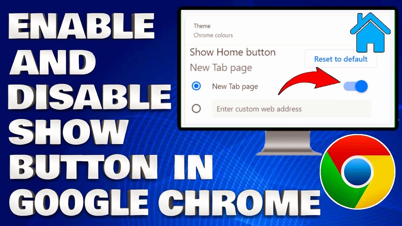 How To Enable And Disable Show Home Button in Google Chrome Browser ...