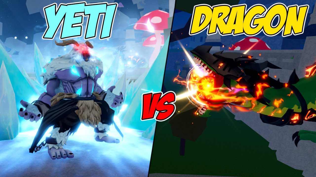 ( THIS IS NOT FAIR) YETI VS WESTERN DRAGON | BLOX FRUITS - YouTube