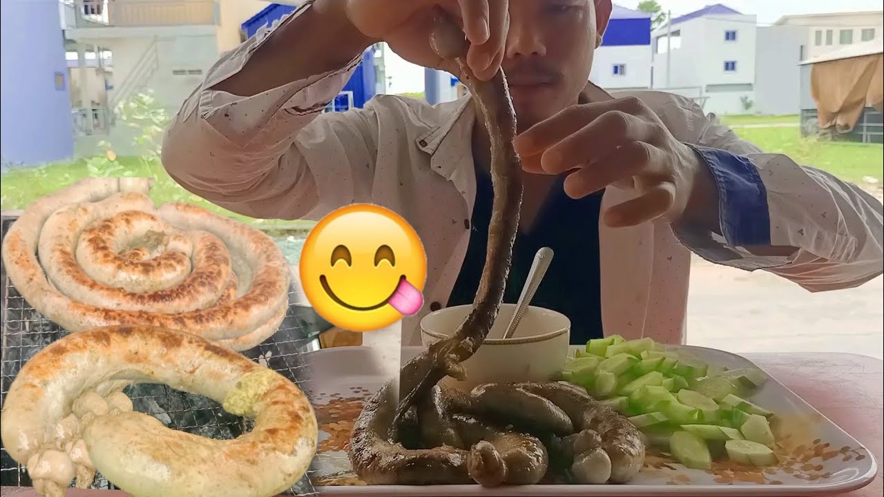 Pig intestine,ASMR, #pigfood #bestfood #deliciousfood - YouTube