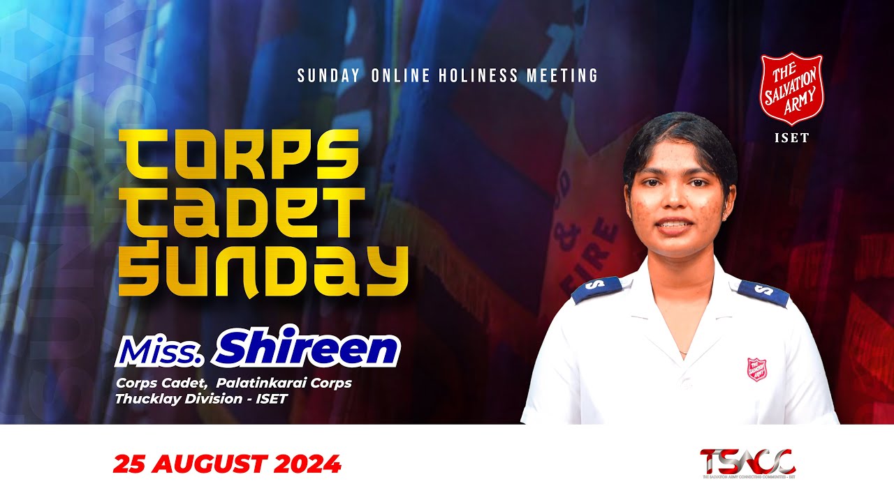 CORPS CADET SUNDAY 2024 I Miss. Shireen I Thuckalay Division I The ...