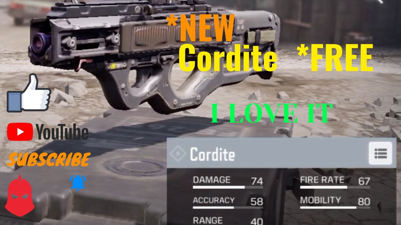 *NEW* CORDITE FREE GUN in COD Mobile... (AWSOME) - YouTube