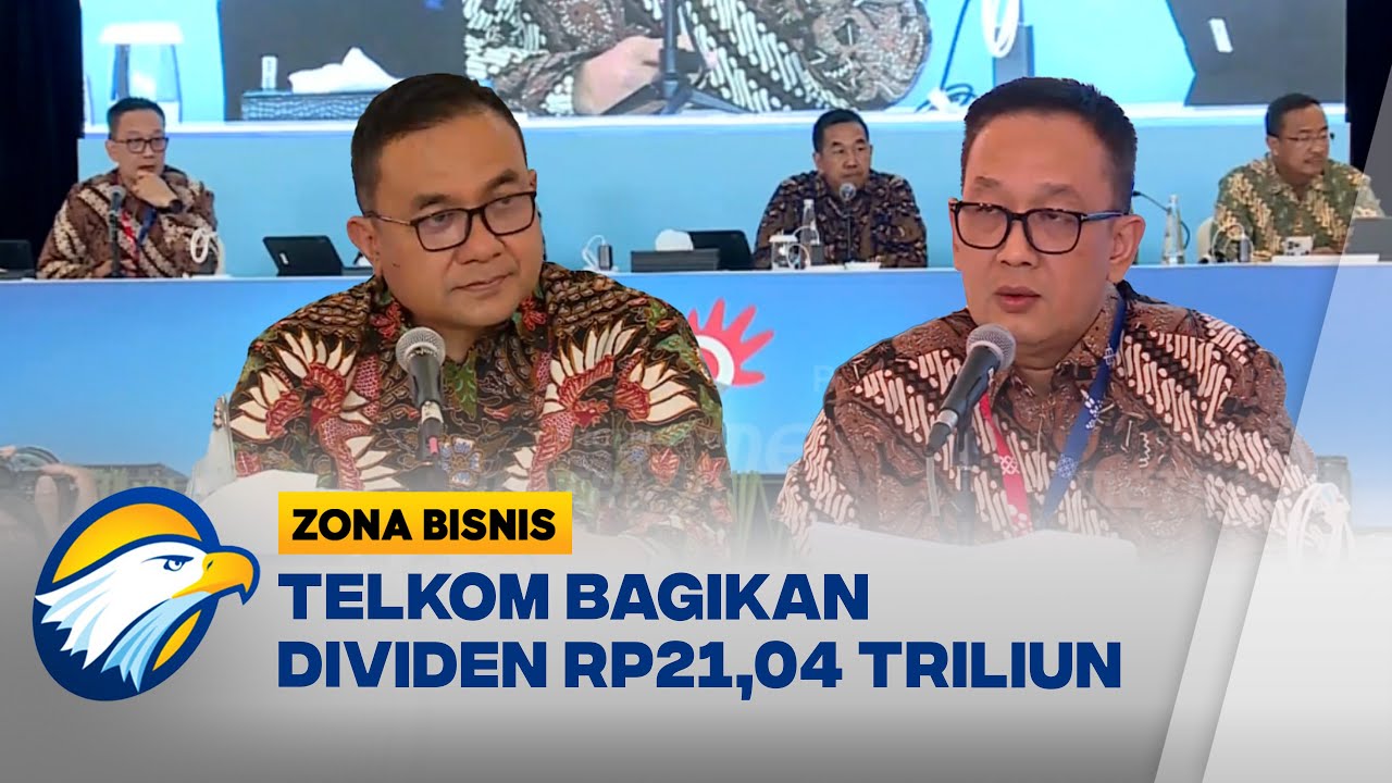 Telkom Gelar RUPST, Bagikan Dividen Rp21 Triliun - [Zona Bisnis] - YouTube