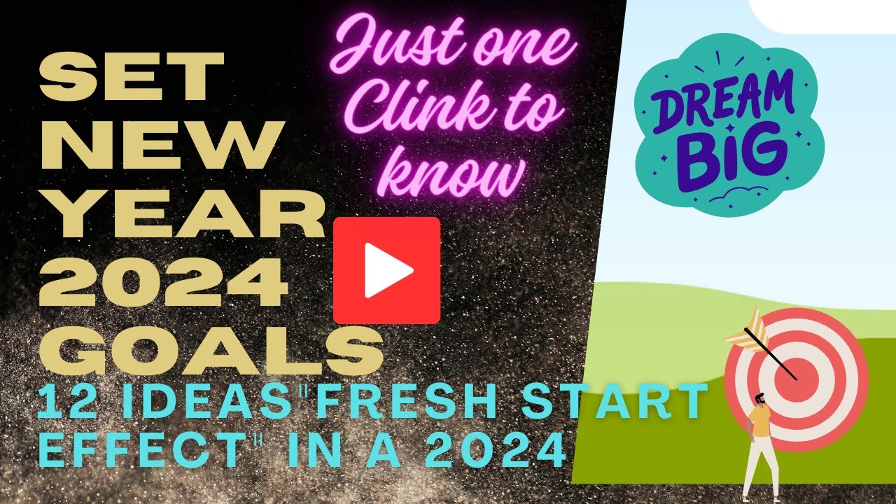 How to Plan New Year 2024 || 12 Ideas of Goal Settings 2024 - YouTube