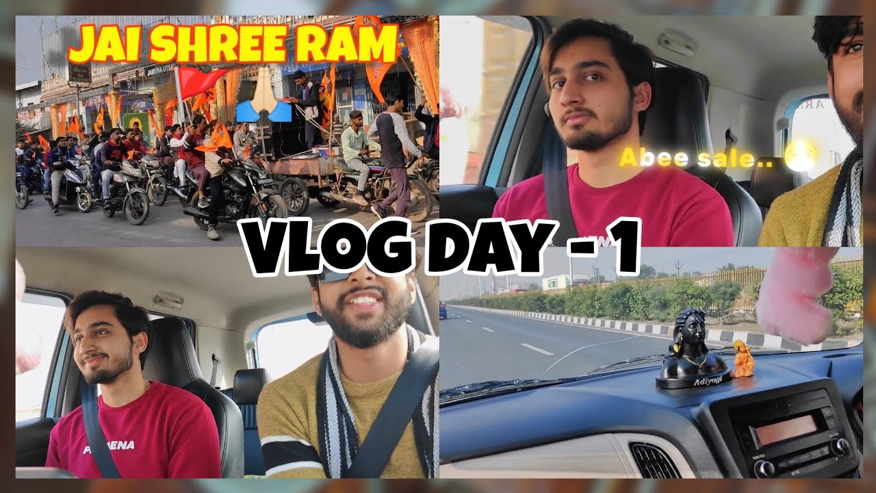Vlog Day - 1 ki shuruaat Jai Shree Ram 🚩🙏🏻 naam se ️|Jai Shree Ram 🚩| Daily vlogs ...