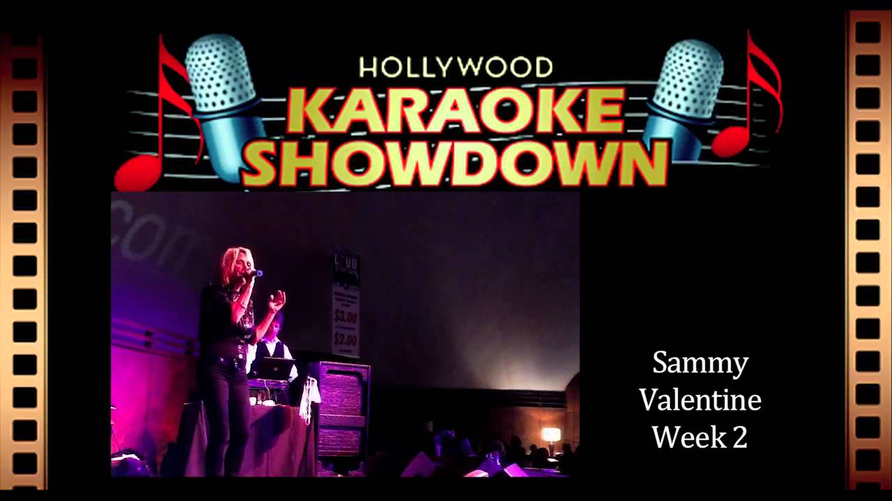 Hollywood Karaoke Showdown Sammy Valentine - YouTube