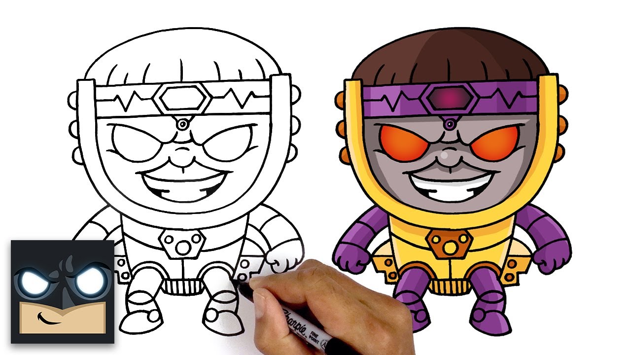 How To Draw MODOK - Marvel Universe