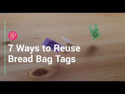 7 ways to reuse bread bag tags - YouTube