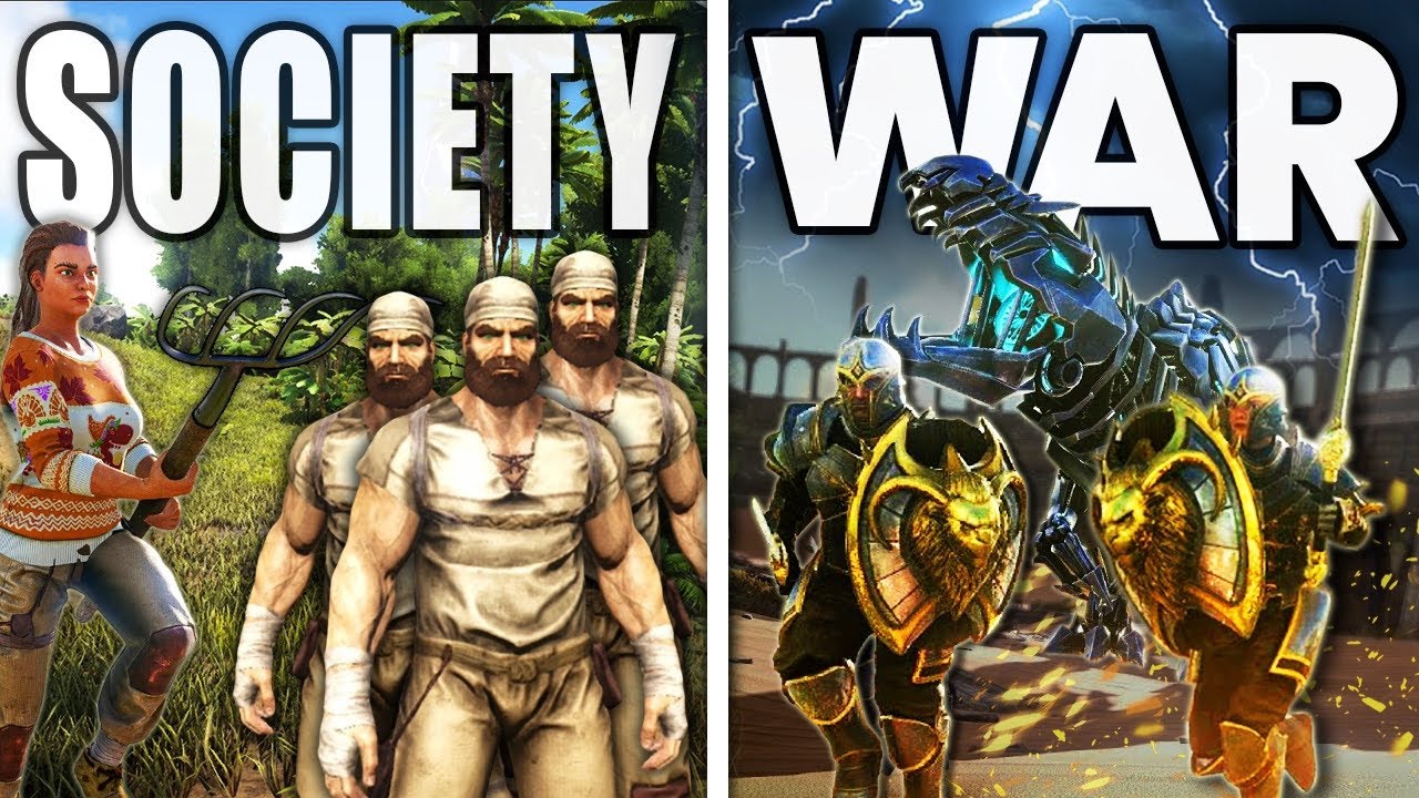 100 Players Simulate Civilization in ARK! - YouTube