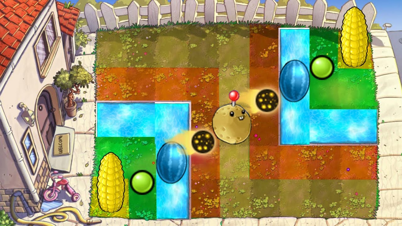 plants vs zombies | Dave's new pvz map:Five Color Lawn No. 2-HARD MODE ...
