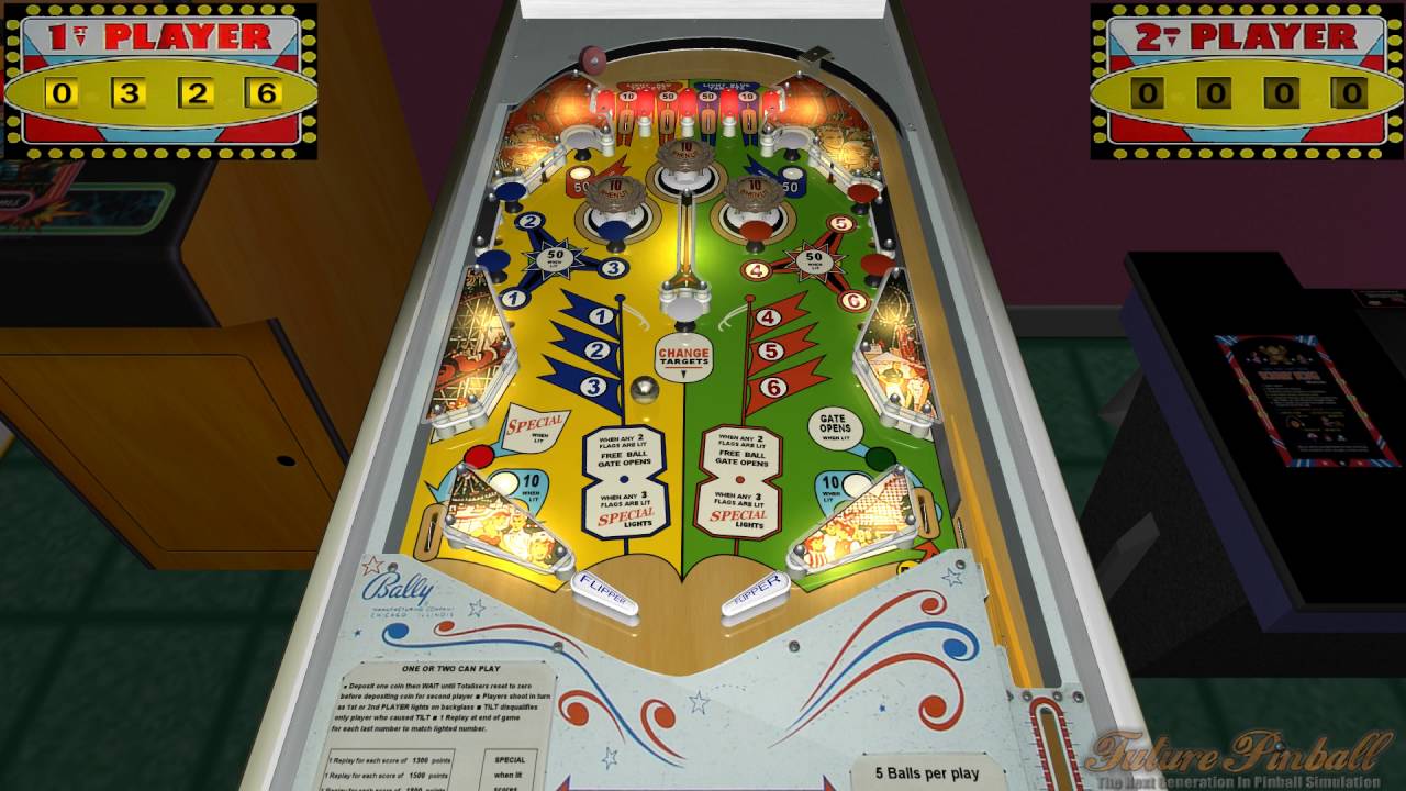Future Pinball, 50 50, Bally 1965 - YouTube