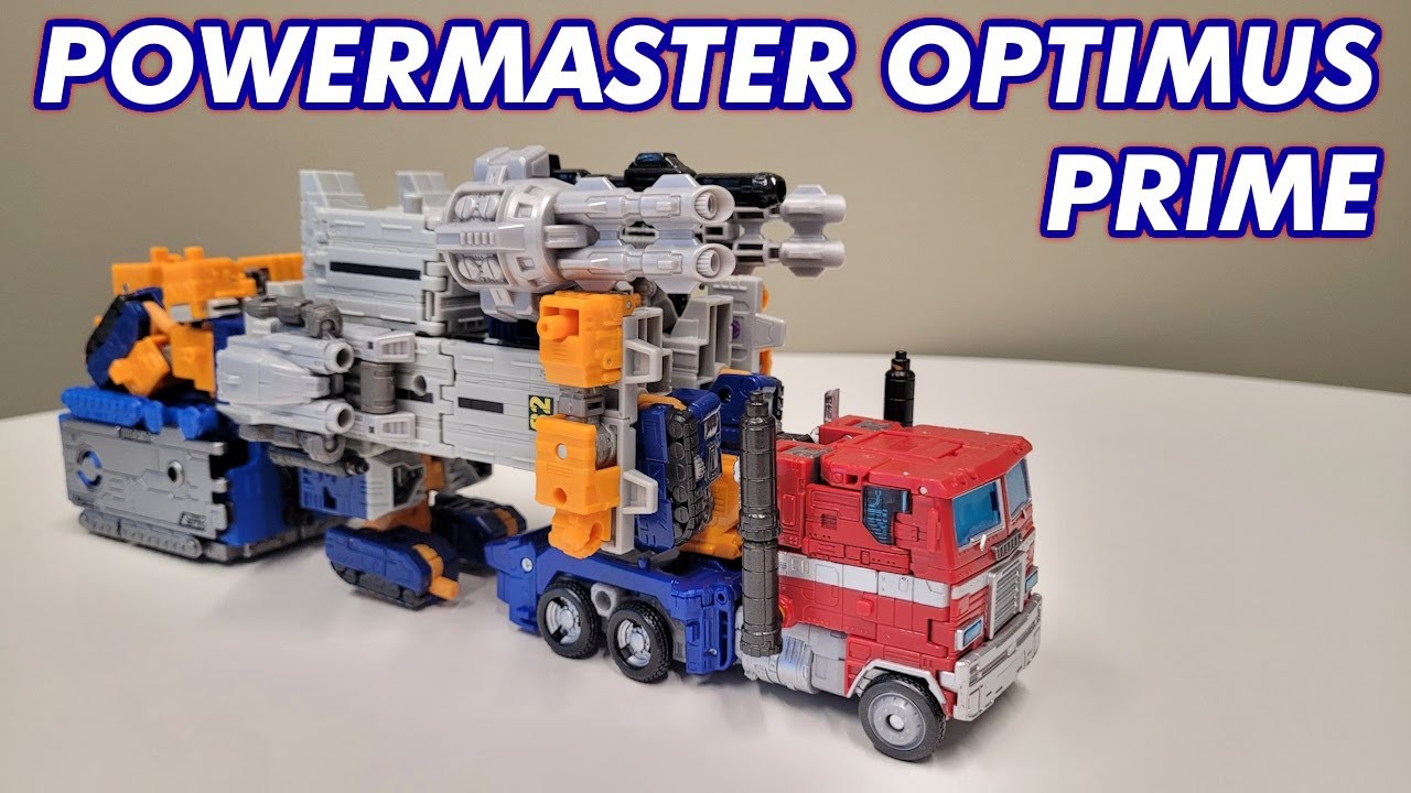 Transformers Powermaster Optimus Prime fan mode featuring 3x Airwaves ...