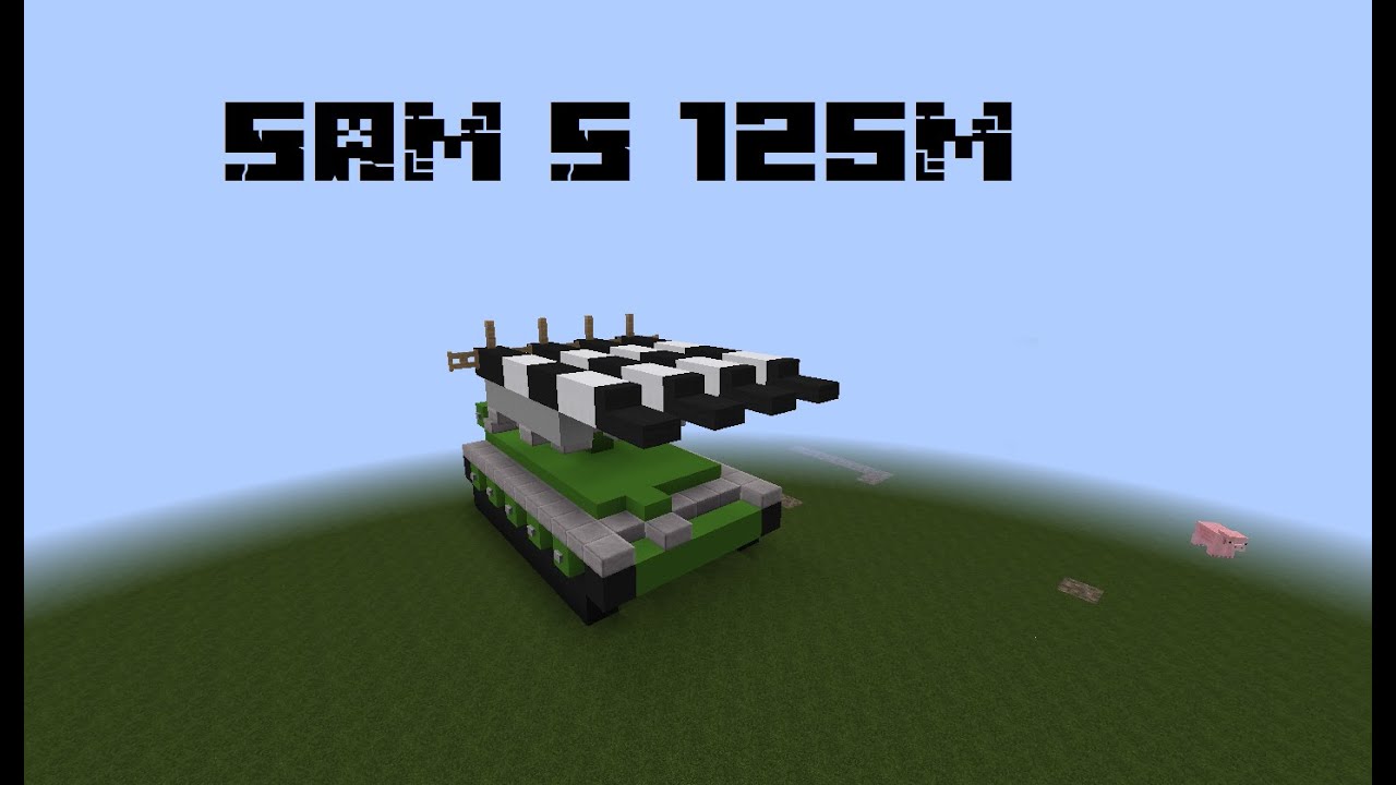 minecraft como hacer un SAM S-125M - YouTube