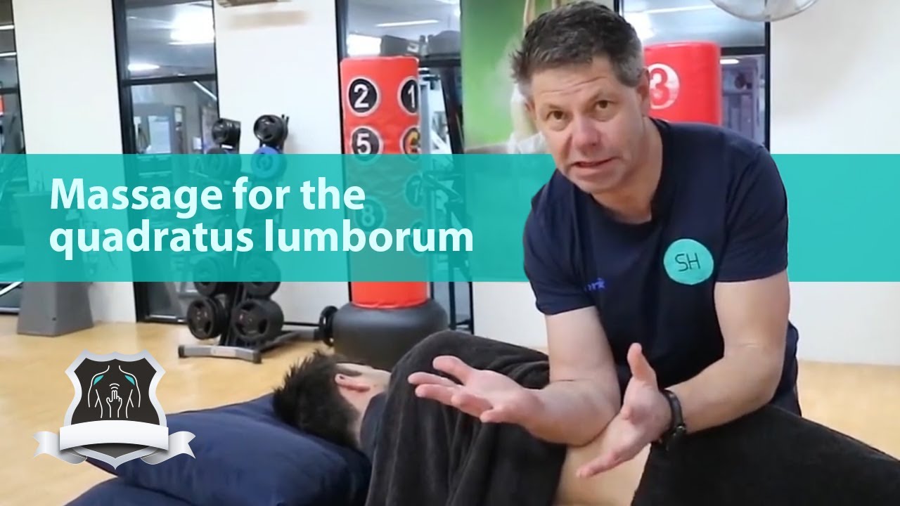 Massage techniques for the quadratus lumborum - YouTube