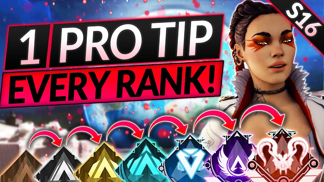 1 MOST BROKEN TIP for EVERY Rank in Season 16 - PREDATOR Tricks - Apex ...