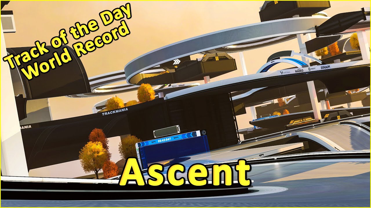 Ascent - World Record by BarbosTM - TRACKMANIA Track of the Day - YouTube