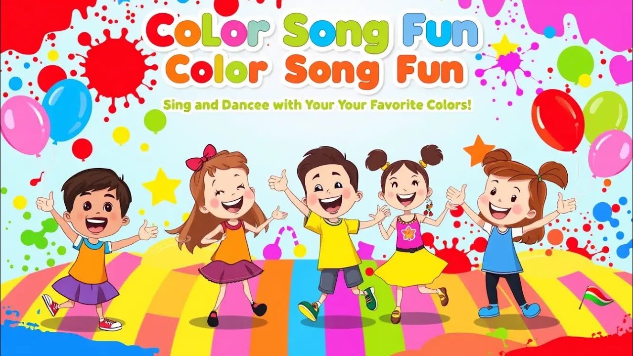 Color song for kids | Color Song Fun | Sing and Dance with Your ...