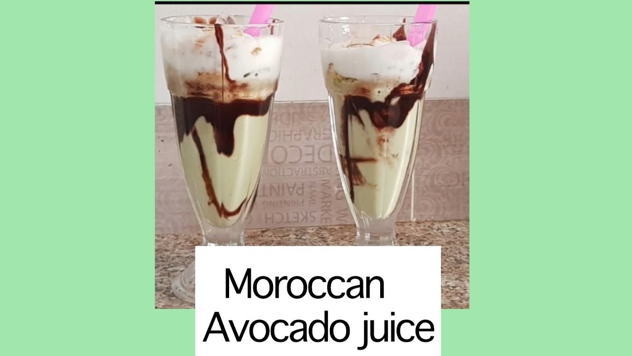 Moroccan Avocado smoothie || Avocado Juice - Teens World - YouTube