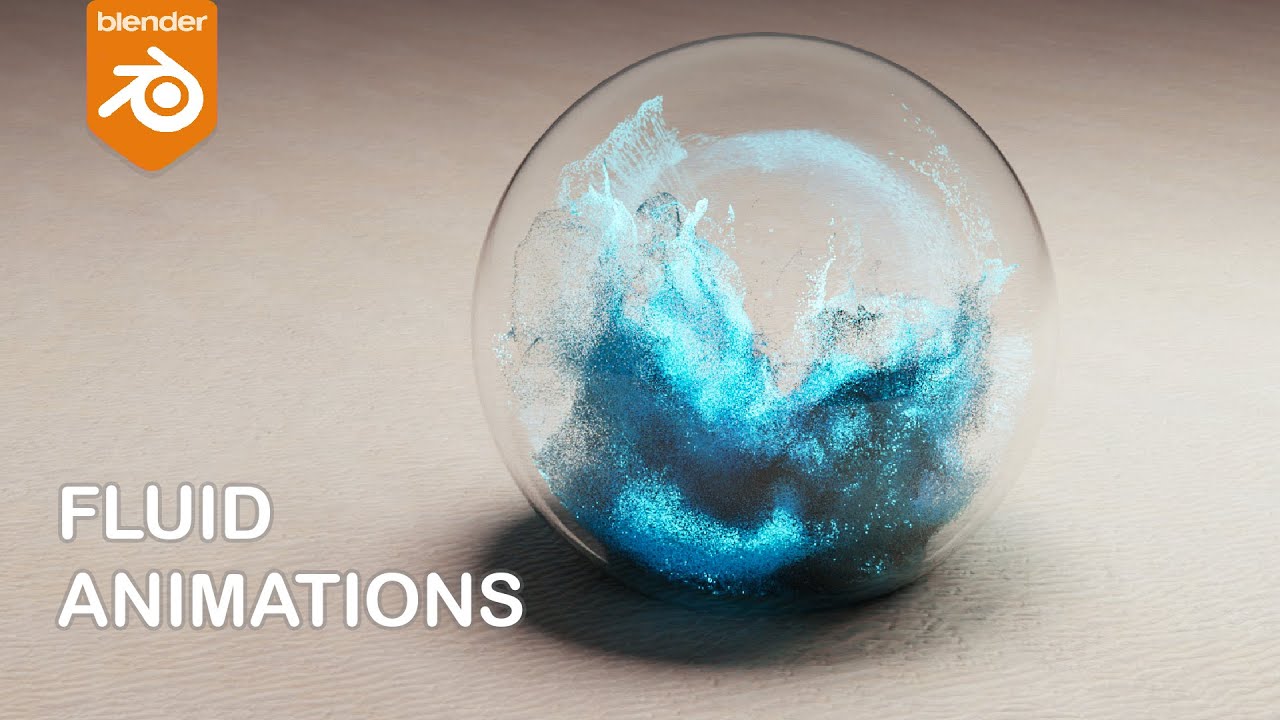 Simulate awesome fluid with a particle system in Blender | Animation in ...