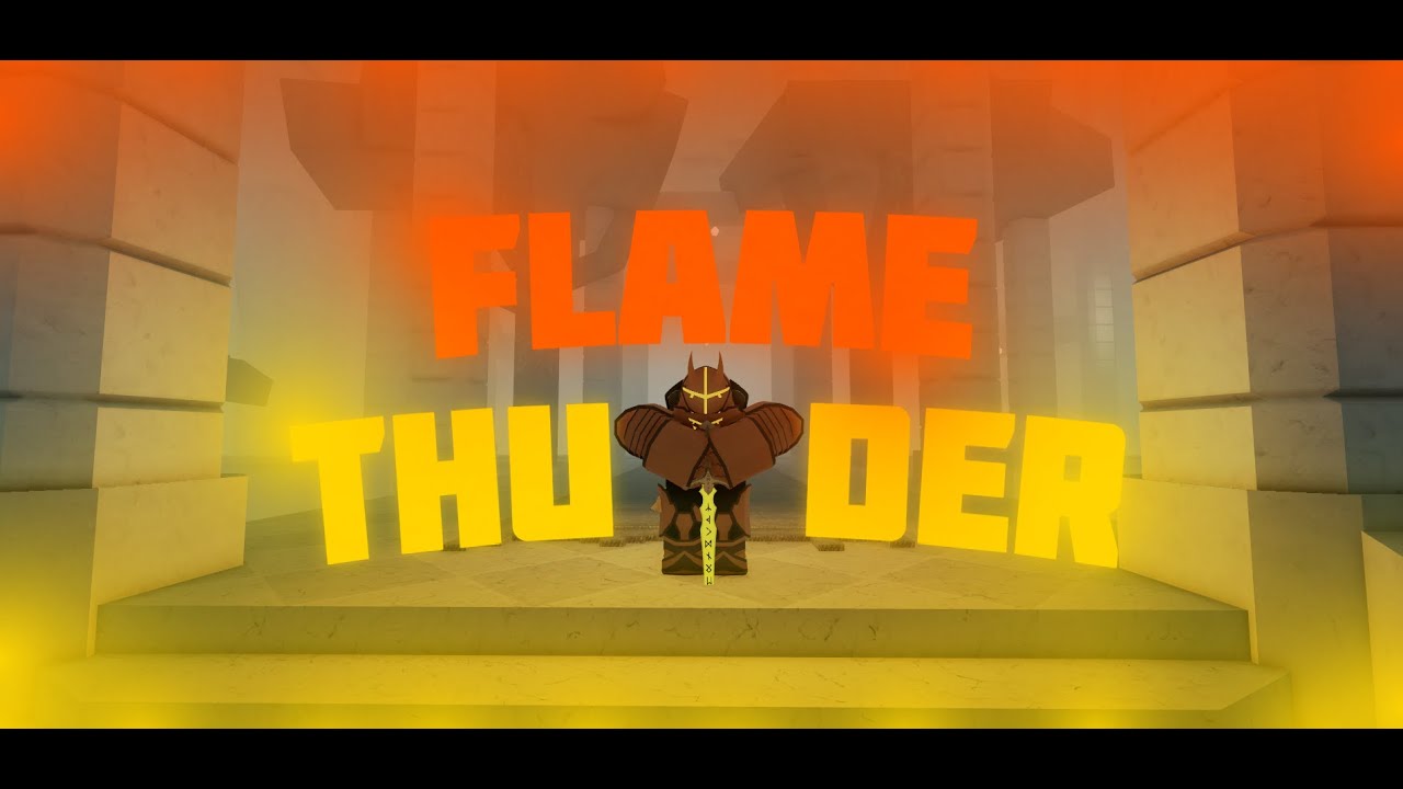 THE BEST THUNDER FLAME BUILD (flashing lights by kanye) - YouTube