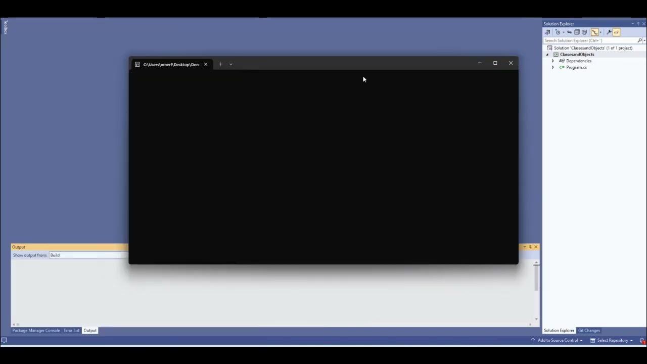 create object - create constructors and class methods (example code ...