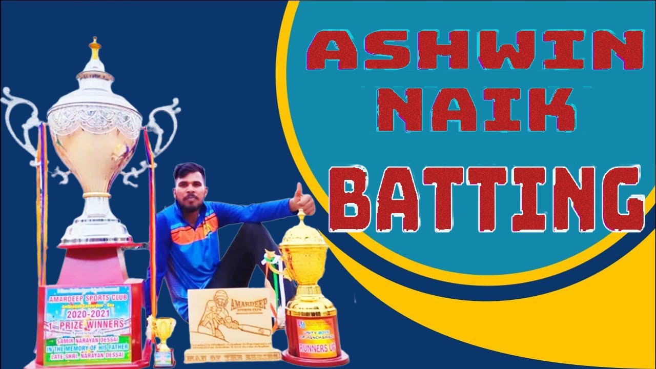 ASHWIN NAIK BATTING STAR CURCHOREM PREMIER LEAGUE 2023 - YouTube