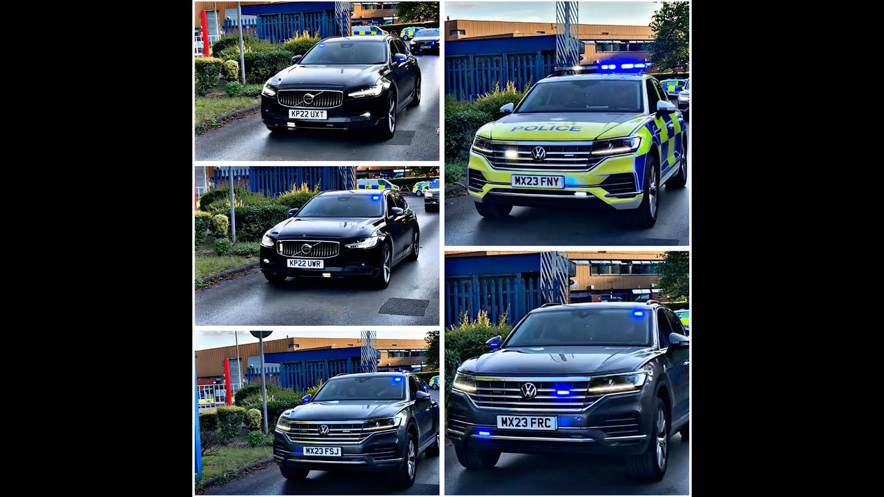 *5 Car Convoy * Multiple Armed Response Units Responding Greater ...