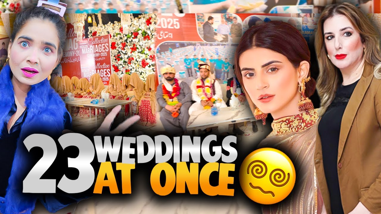23 Weddings In One Time 😵🥴| Zindagi With Zara | - YouTube