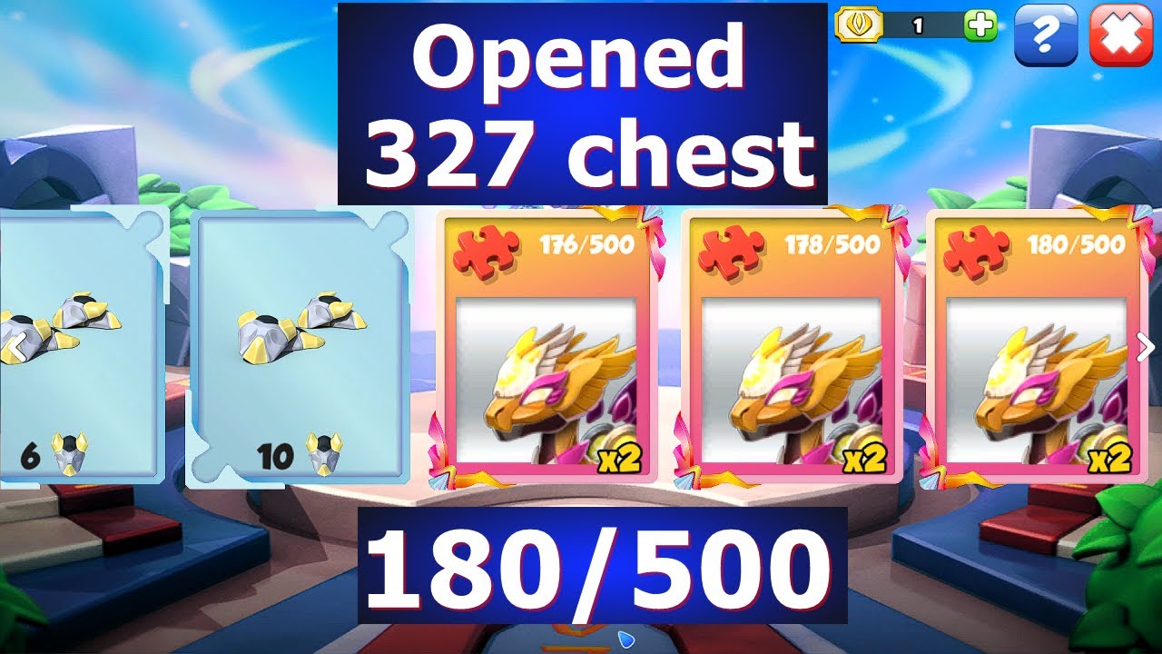180/500 Valkov dragon piece | Lysk return ancient event-Dragon Mania ...