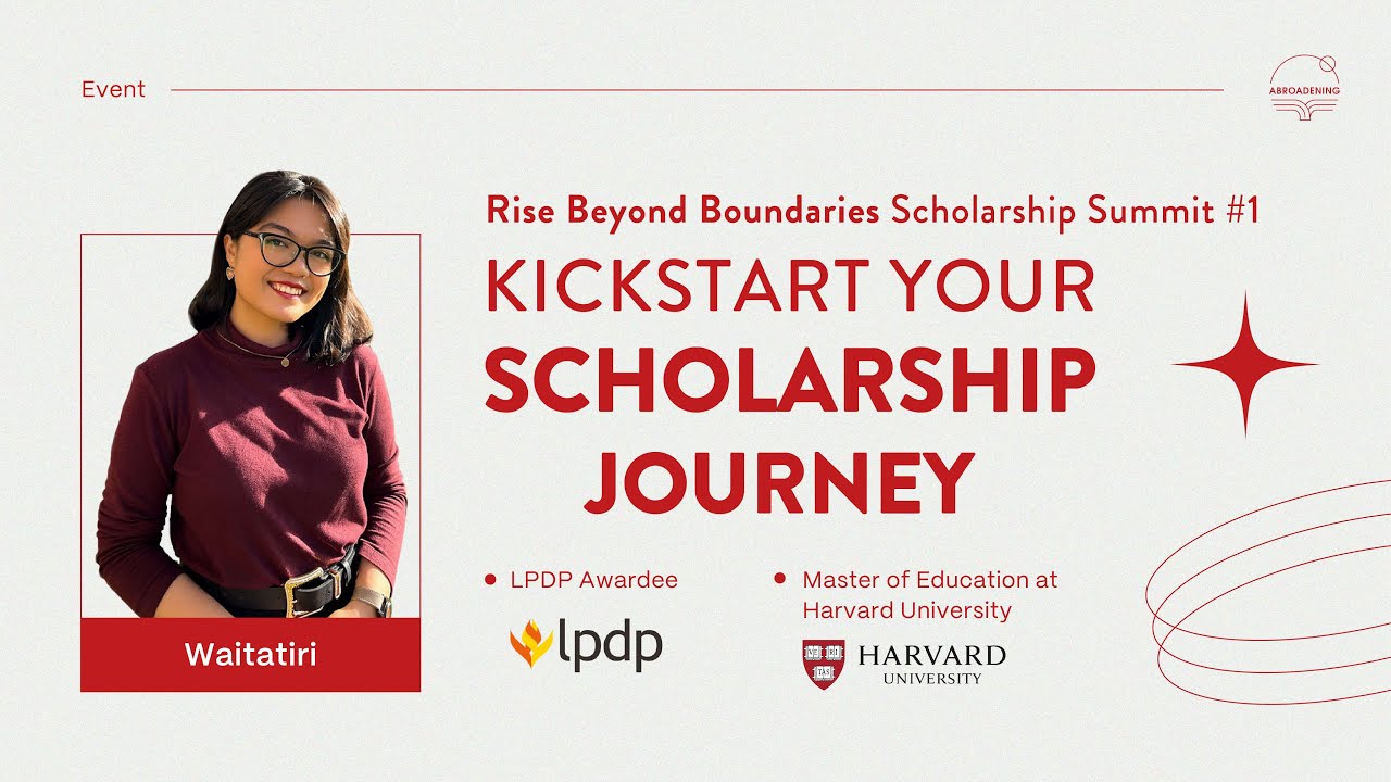 Summit #1 Kickstart Your Scholarship Journey w/ Waitatiri | Scholarship ...