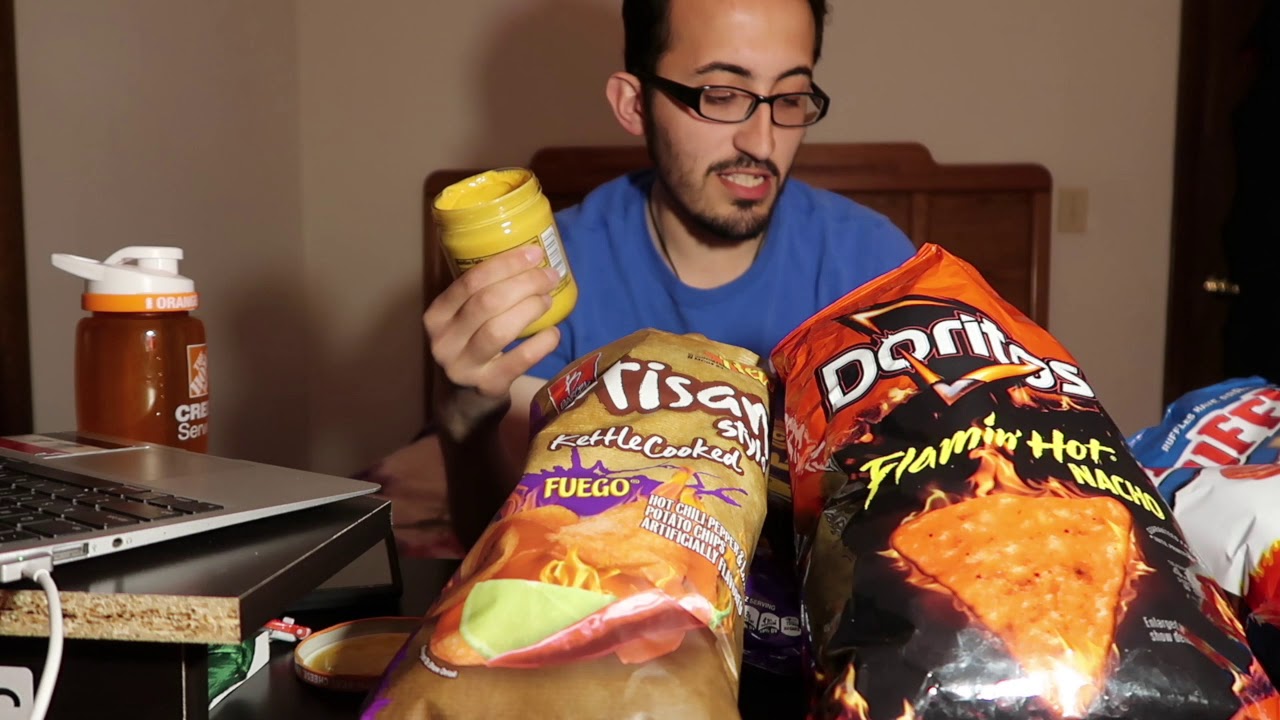 5 Different Types of Hot Chips (Tasting) - YouTube