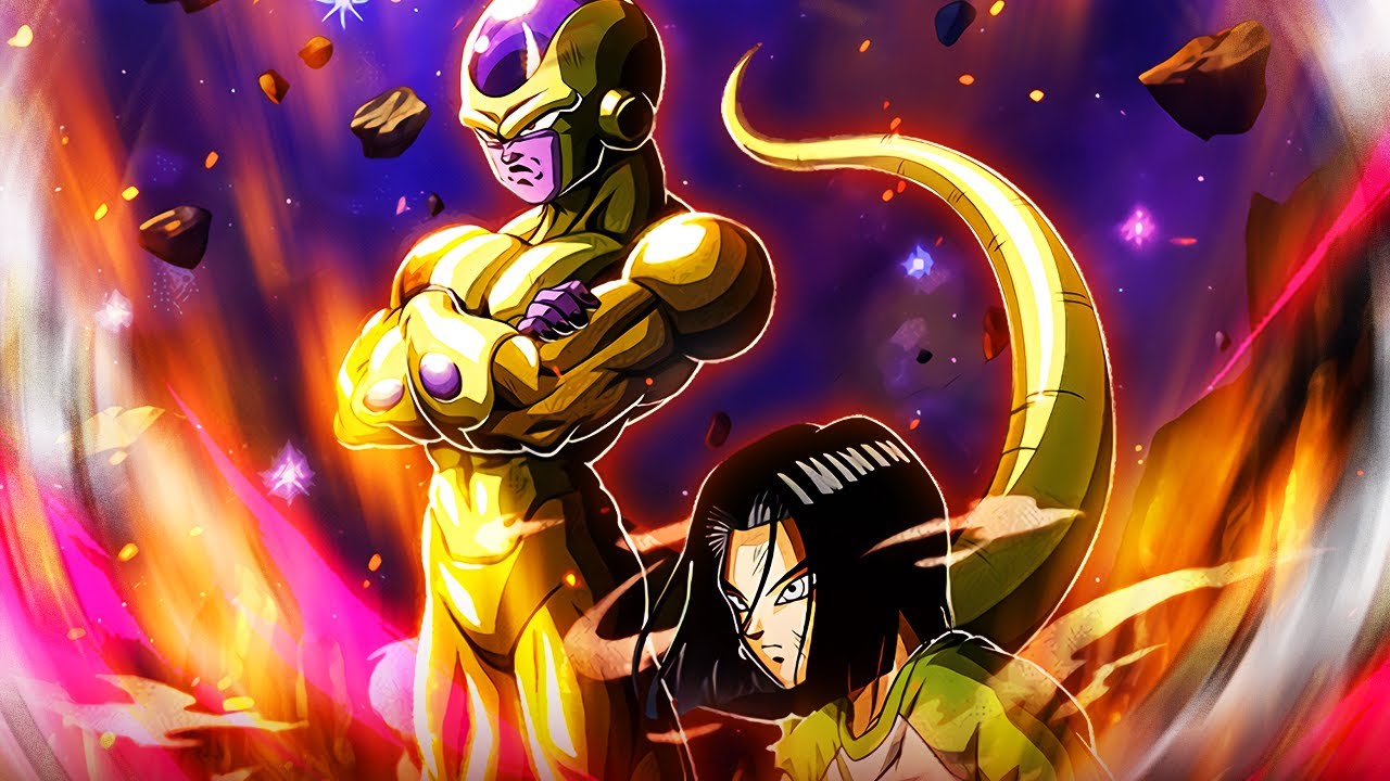 (Dokkan Battle) Underrated! LR Golden Frieza & Android #17 55% Showcase ...