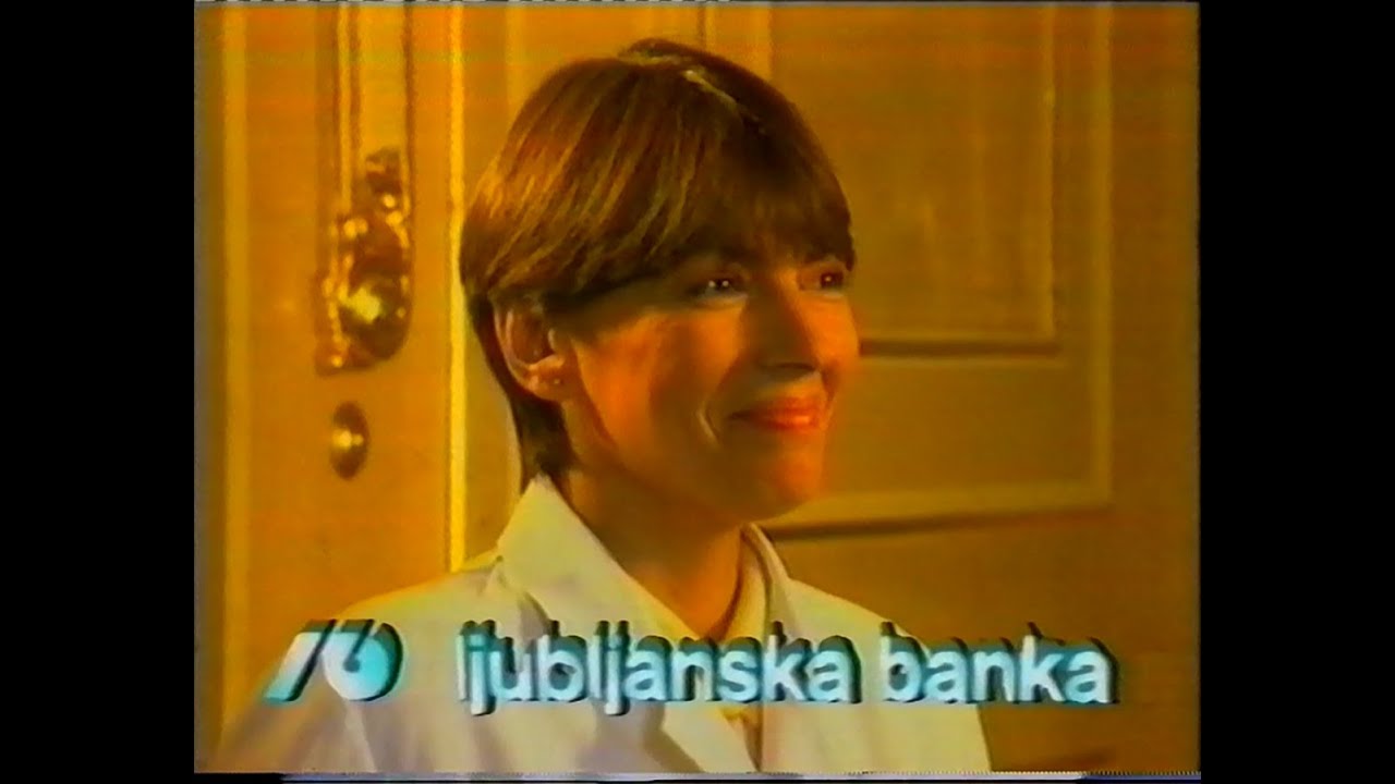 JRT TV Ljubljana - Ljubljanska Banka Reklama (1989) [720p50] - YouTube