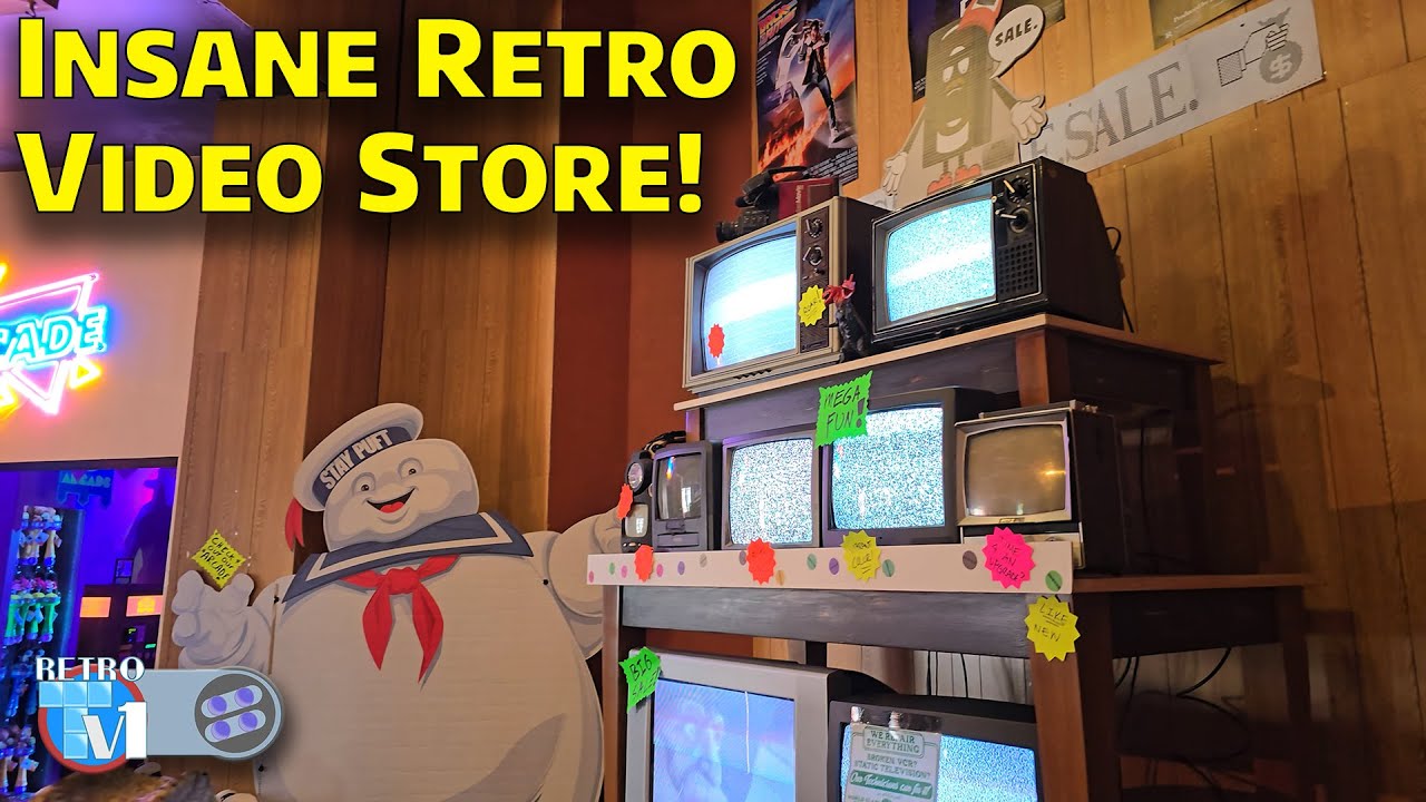 Incredible Retro Video Rental & Arcade Tribute Store at Universal ...