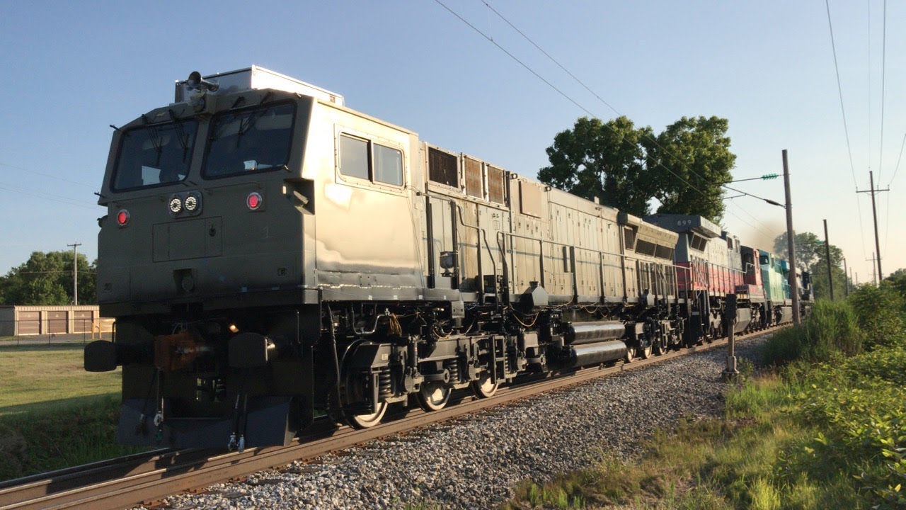New Indian Railways Locomotive Testing on the GE Test Track in Erie, PA ...