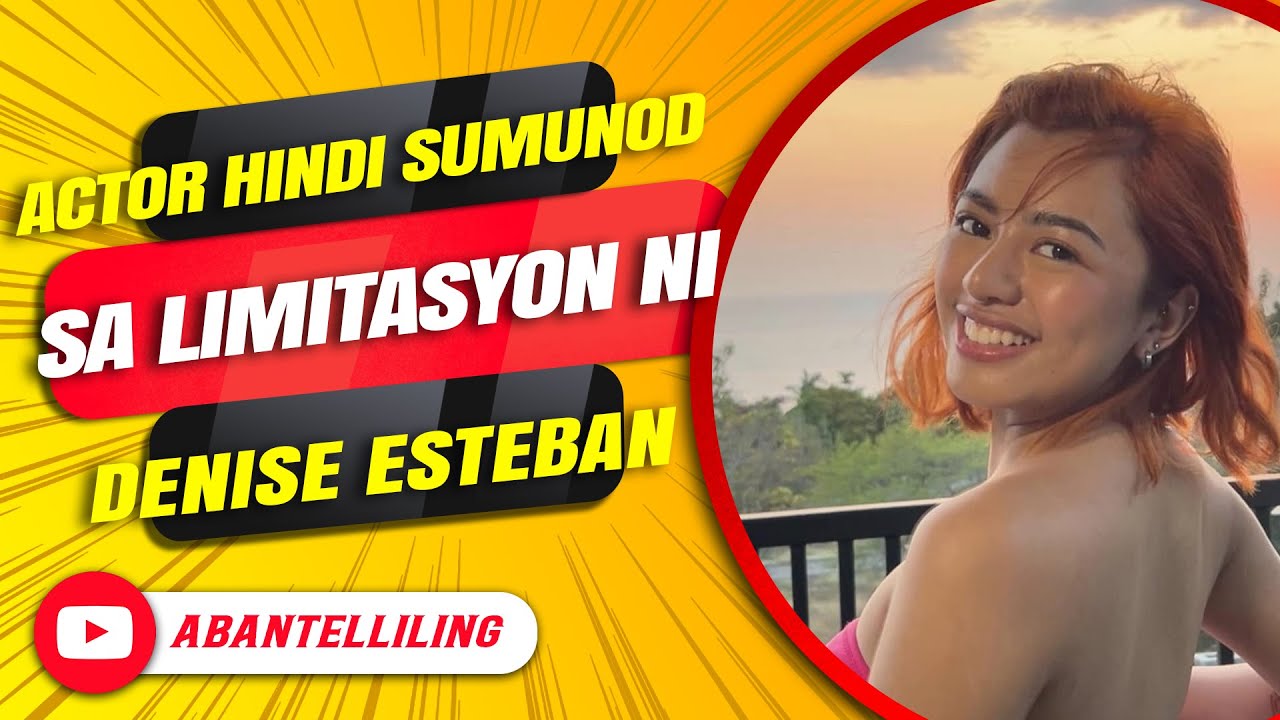 Actor hindi sumunod sa limitasyon ni Denise Esteban - YouTube