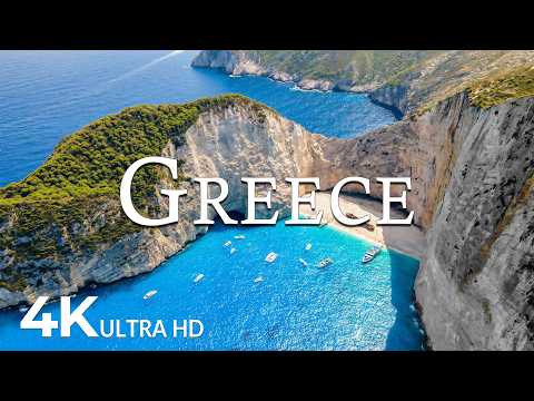 FLYING OVER GREECE (4K UHD) – Soothing Music Along With Beautiful Nature Video - 4K Video ULTRAHD #6