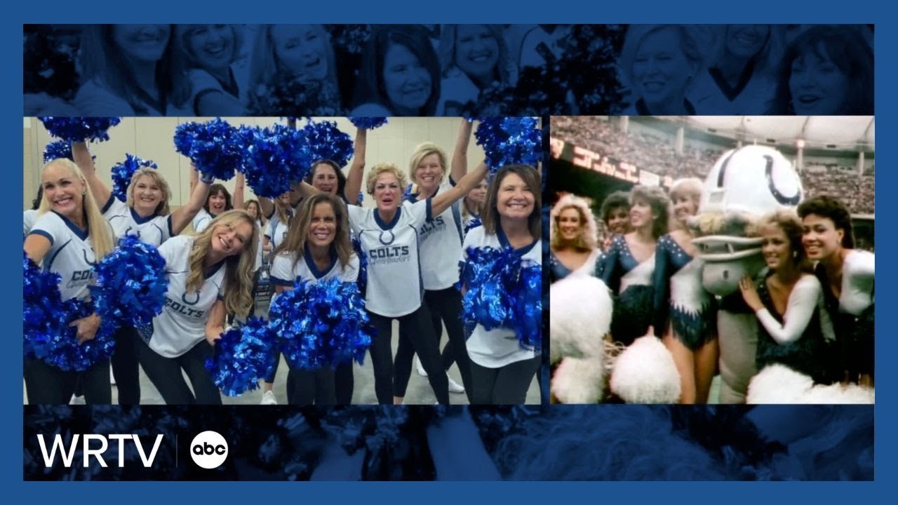 Celebrating 40 years of Colts cheerleaders - YouTube