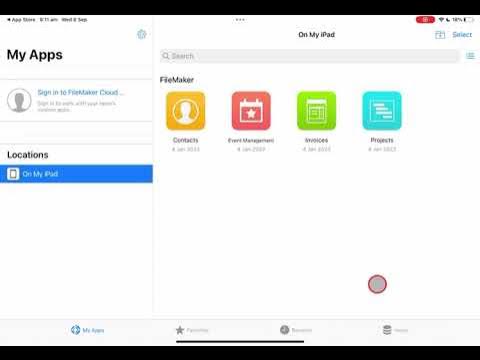 App Install - Pentrack - Using Claris Filemaker Go 19 - YouTube